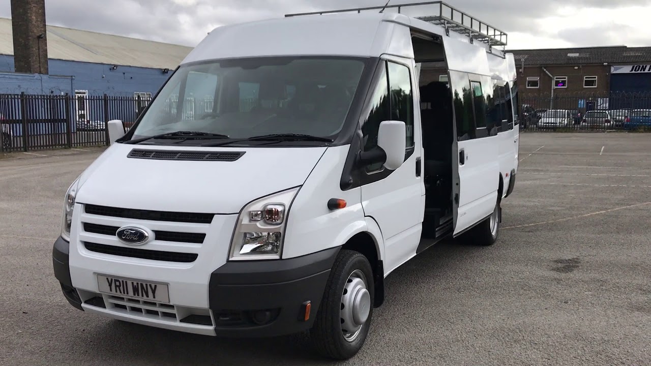 Ford Transit 115 T430 17 Seat Minibus M2 Medium roof 6 Speed - YouTube