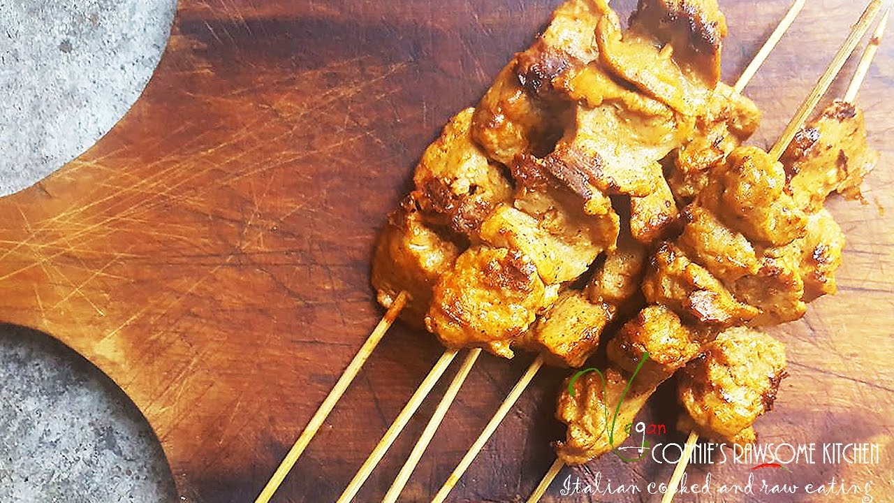 VEGAN SHISH TAOUK - Lebanese chikon skewers | Connie's RAWsome kitchen ...