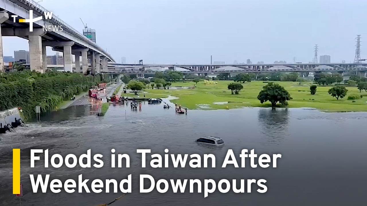 Weekend Storms Cause Flooding in Parts of Taiwan | TaiwanPlus News ...