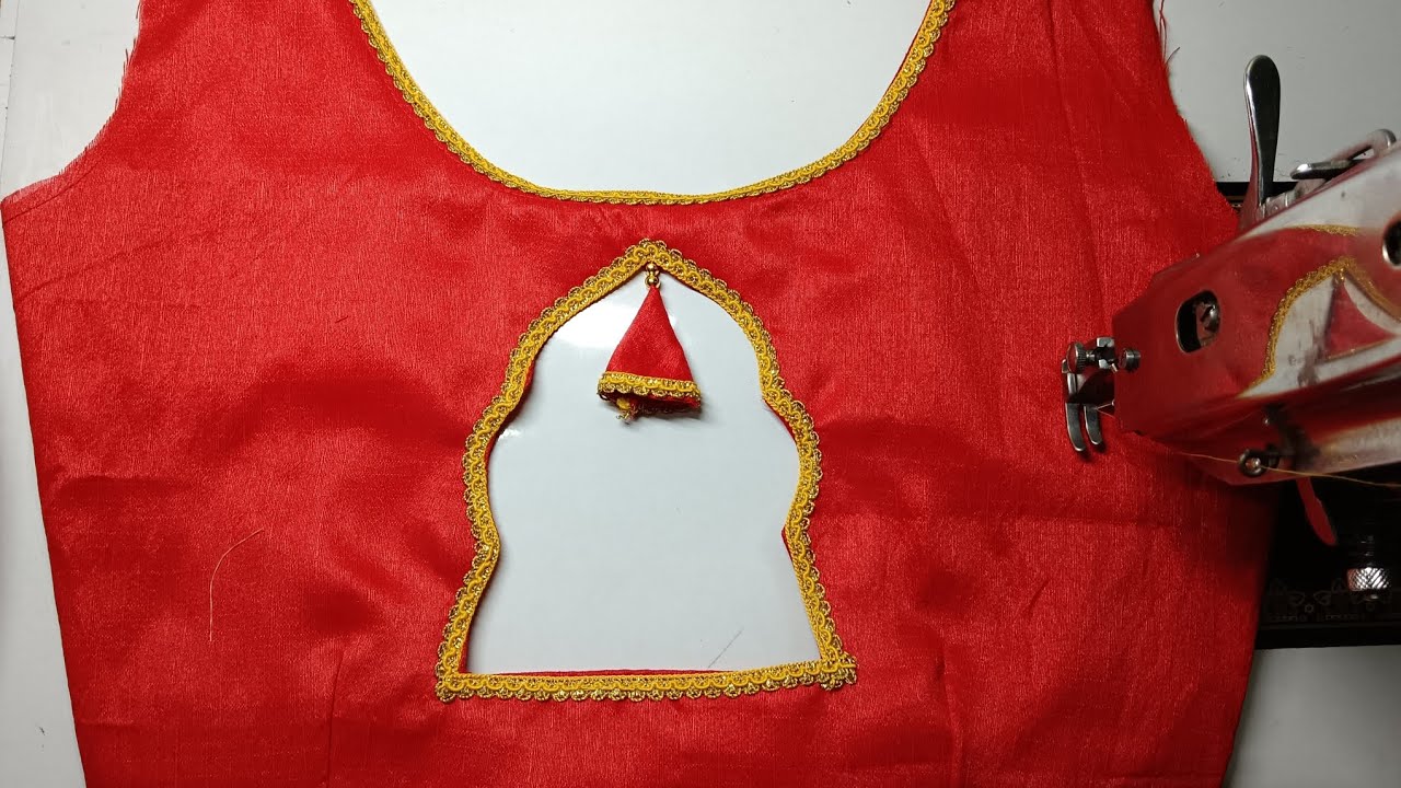 Boat neck design blouse cutting and stitching ||बोट नेक डिजाइन blouse ||@tailoring with neetu ...