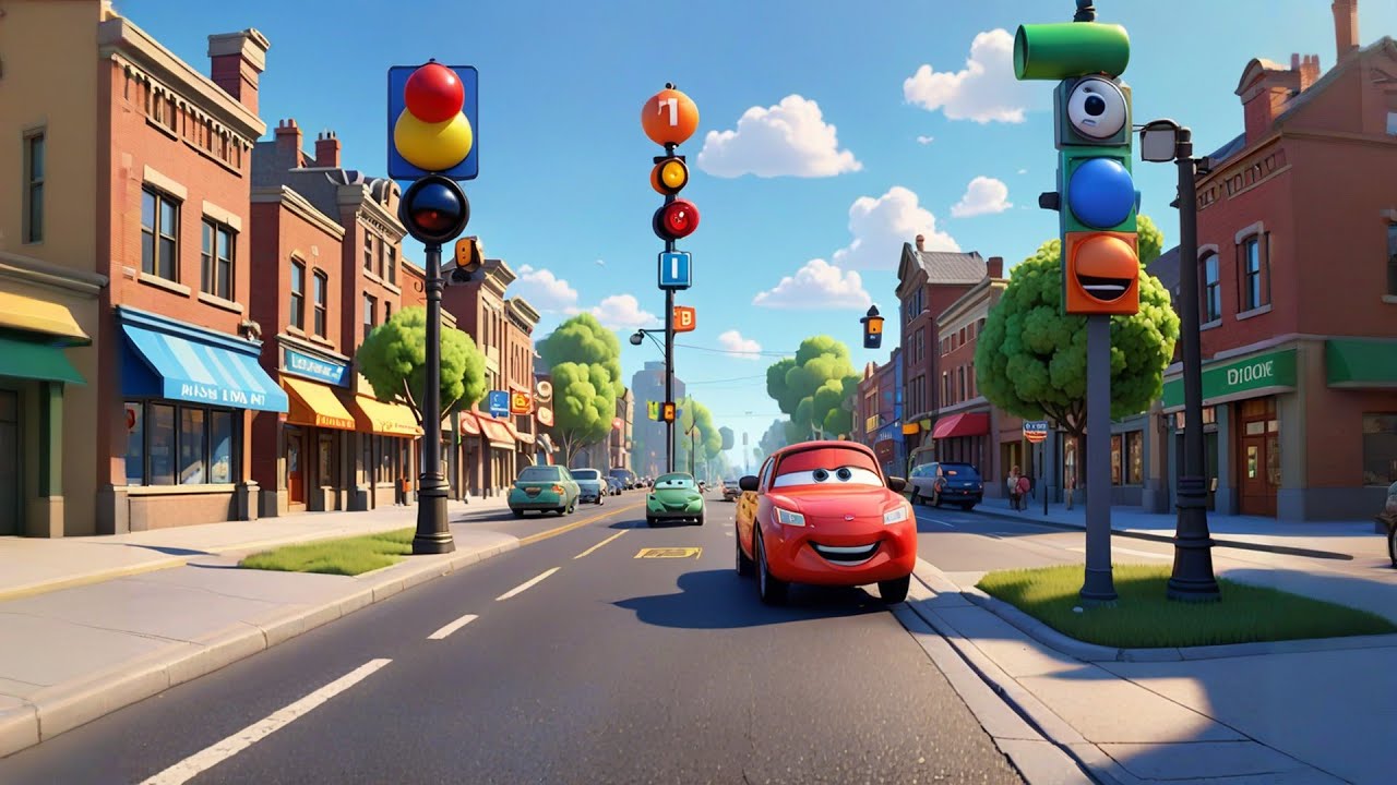 Road Safety Stop & Go | Learning Traffic Rules for Kids | Fun ...