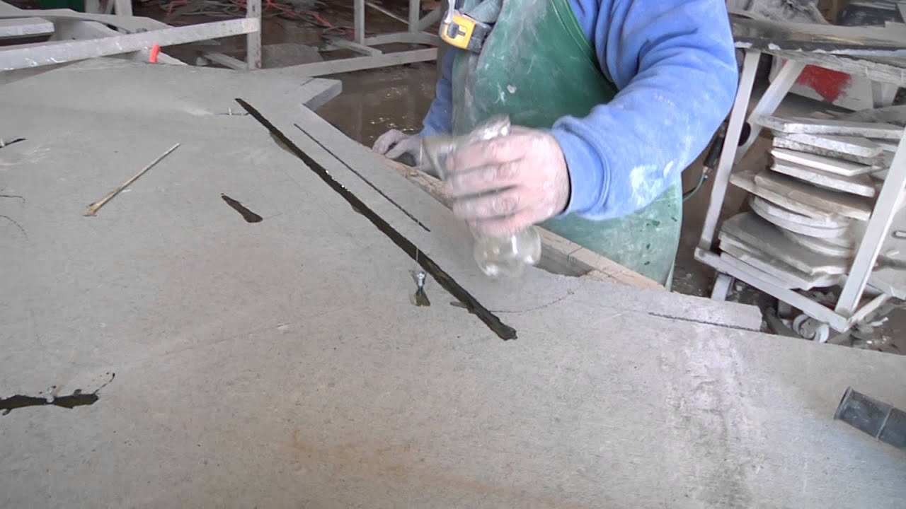 Granite Countertop Fabrication - YouTube