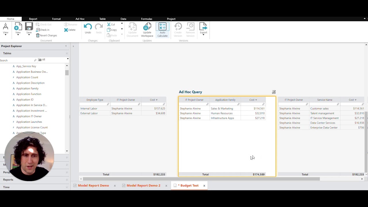 TBM : Apptio Model Report Intro and Example - YouTube