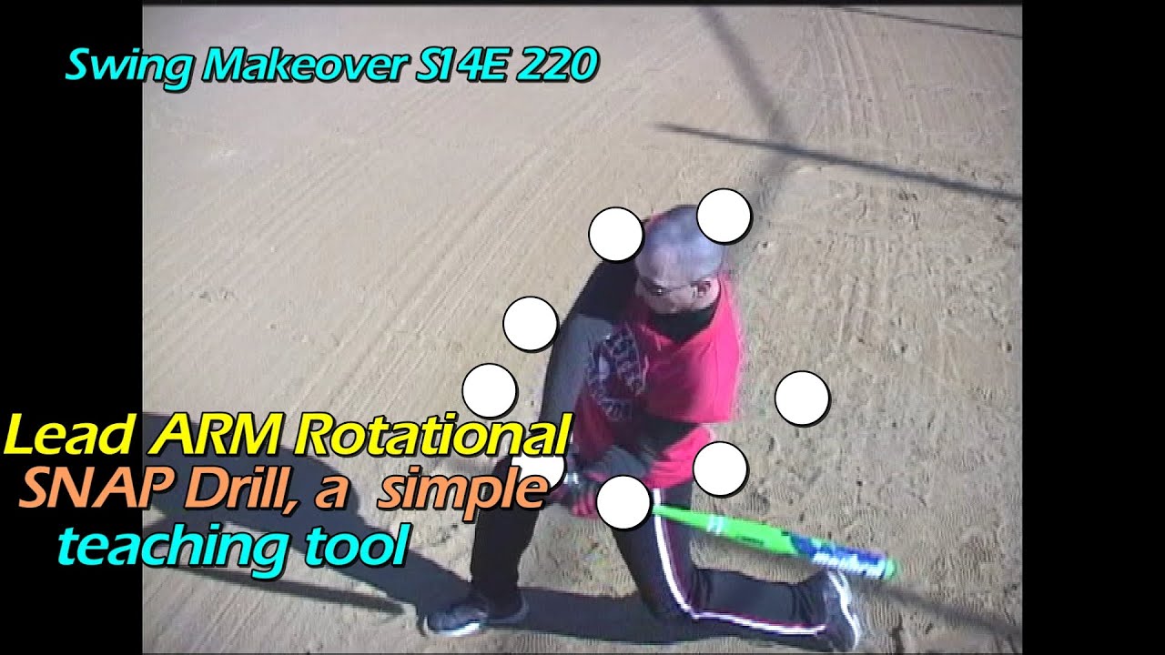 LEAD ARM Rotational Snap Drill Key for Rapid Swing Development - YouTube