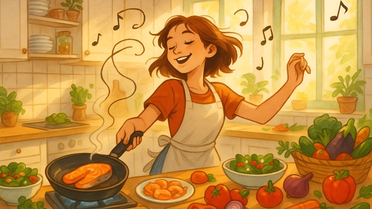 Cooking with Jazz 🎶 Warm & Cozy Kitchen Background Music - YouTube