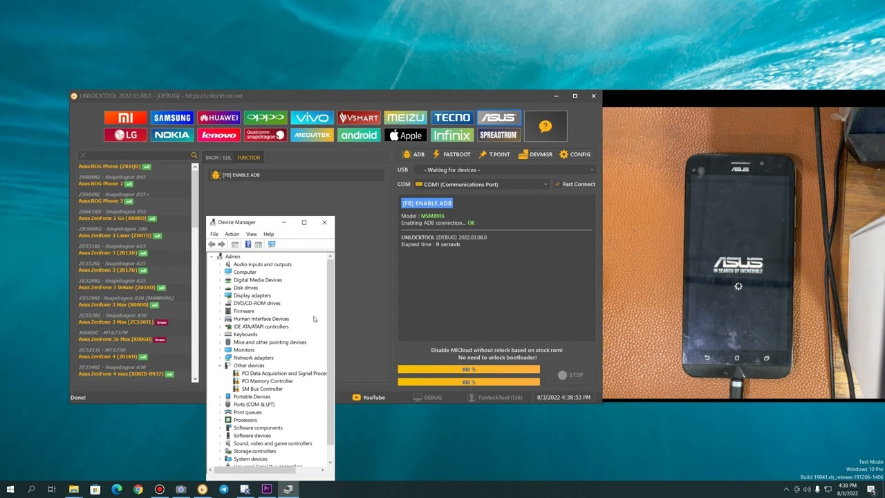 Asus Enable Adb Via Fastboot Bypass Frp | Erase Frp Generic With ...