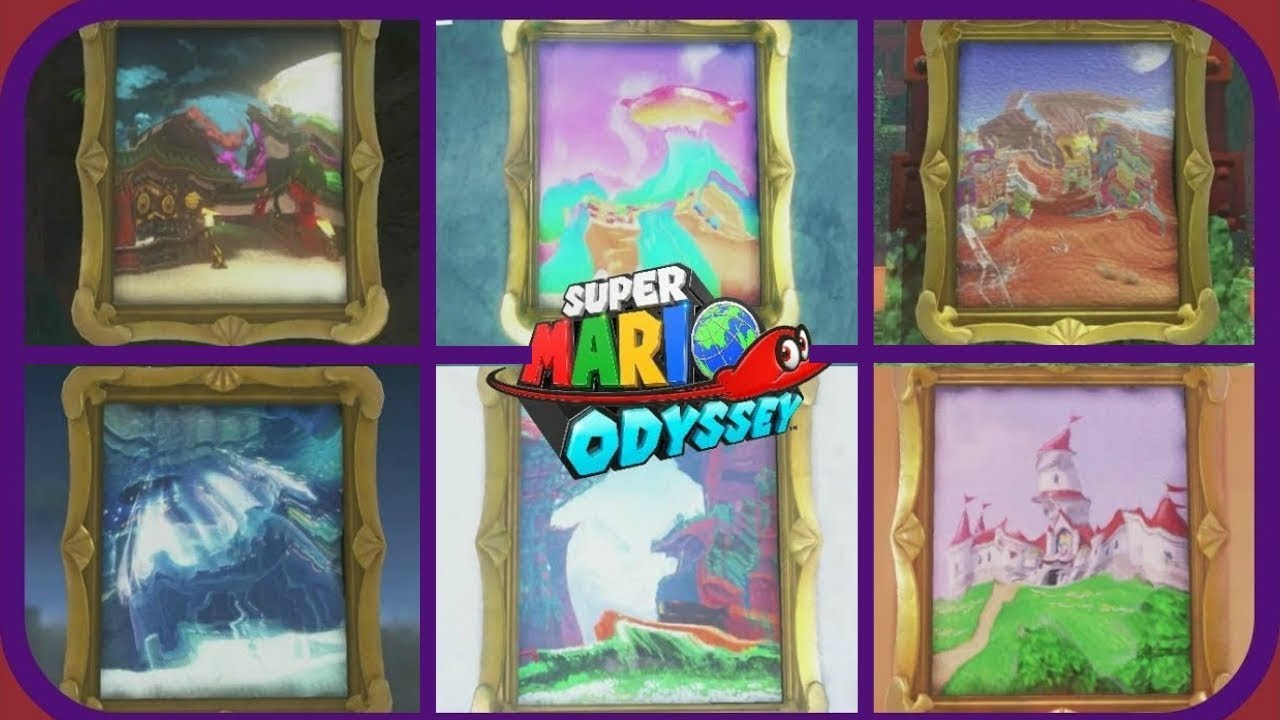 Super Mario Odyssey: All Portrait Shortcuts - YouTube