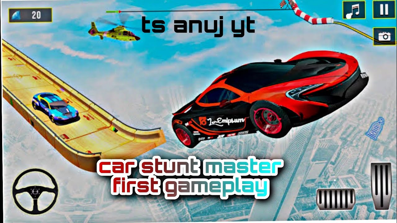 car stunt master first gameplay #tsanujyt #androidgameplay #1tranding ...