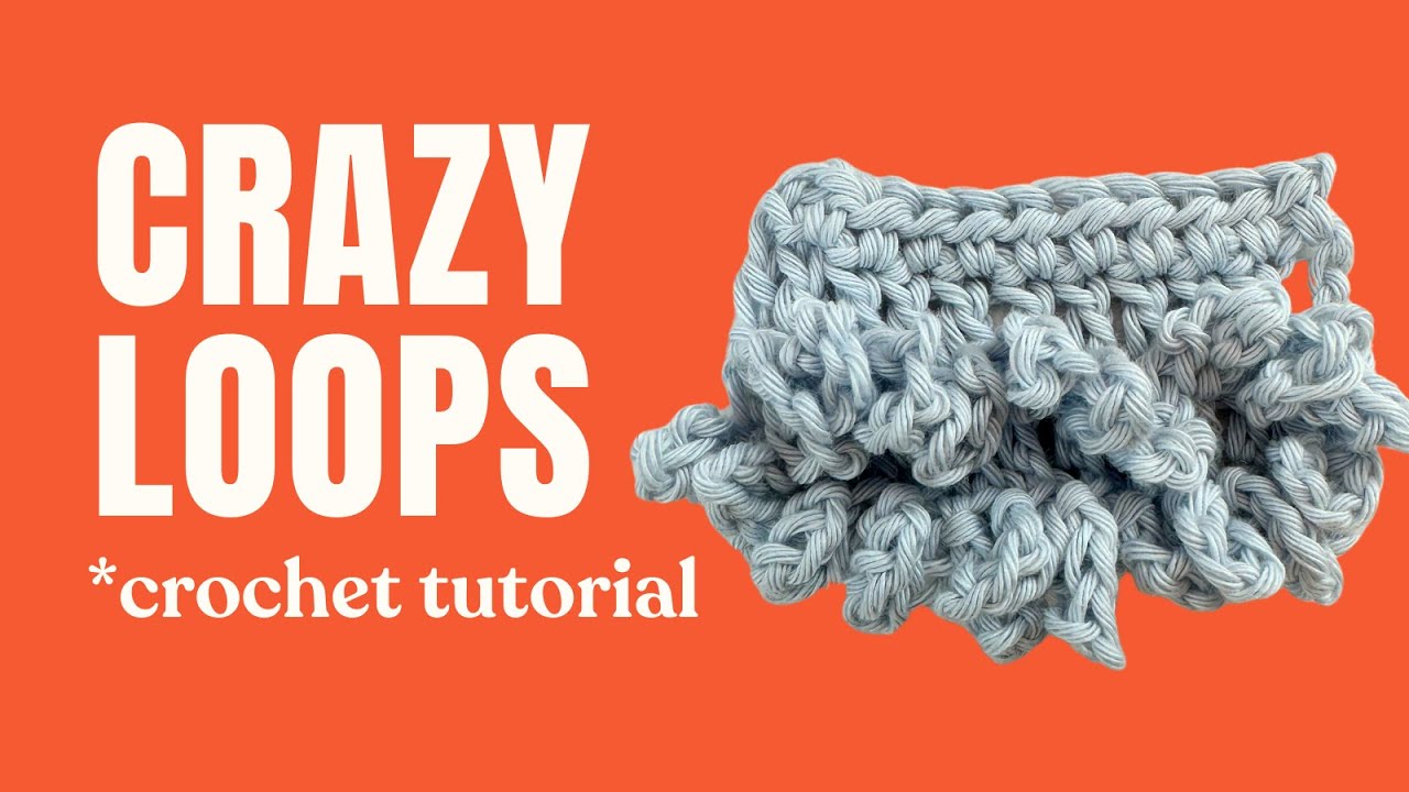 How to: Crazy Loops Edge (crochet tutorial) - YouTube