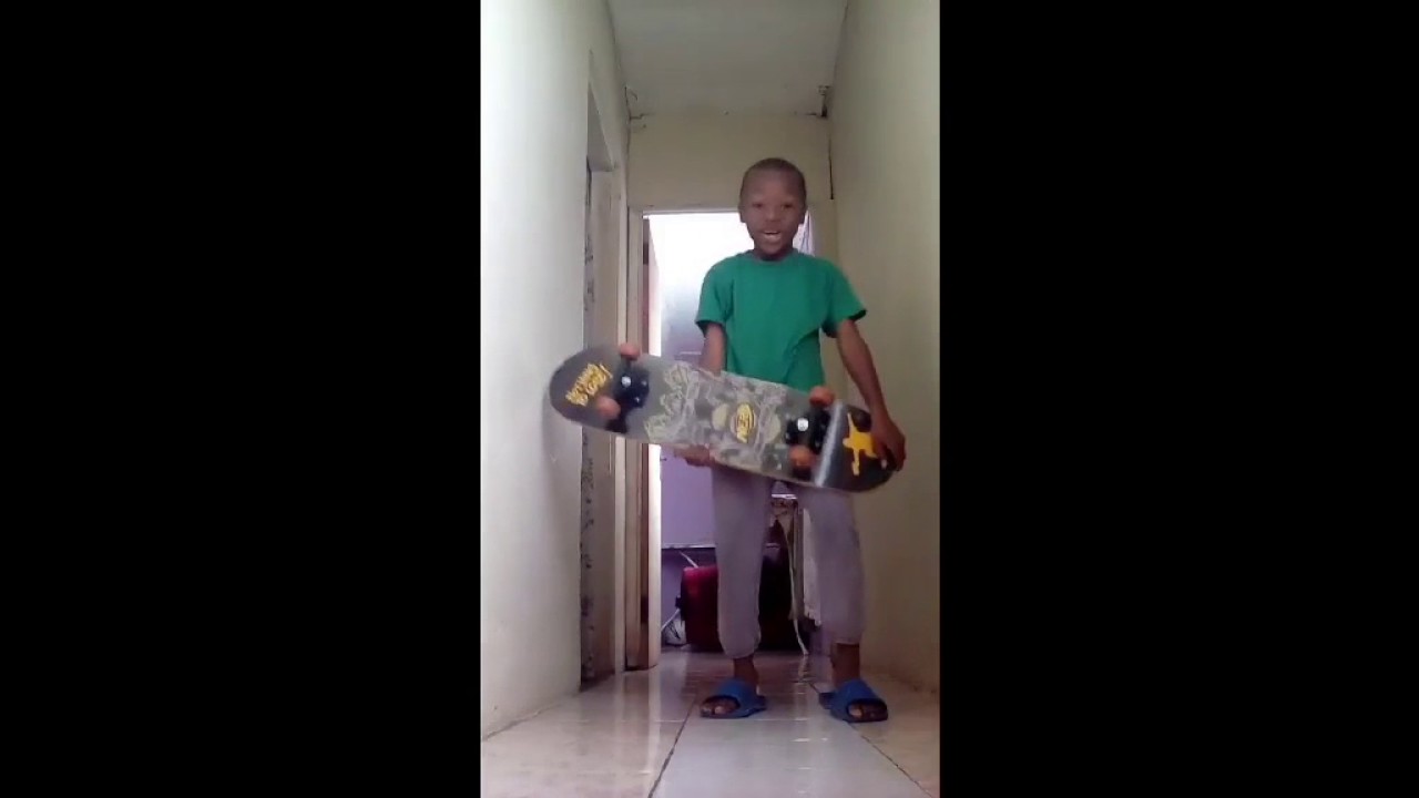 Keroni First Skateboarding Video - YouTube