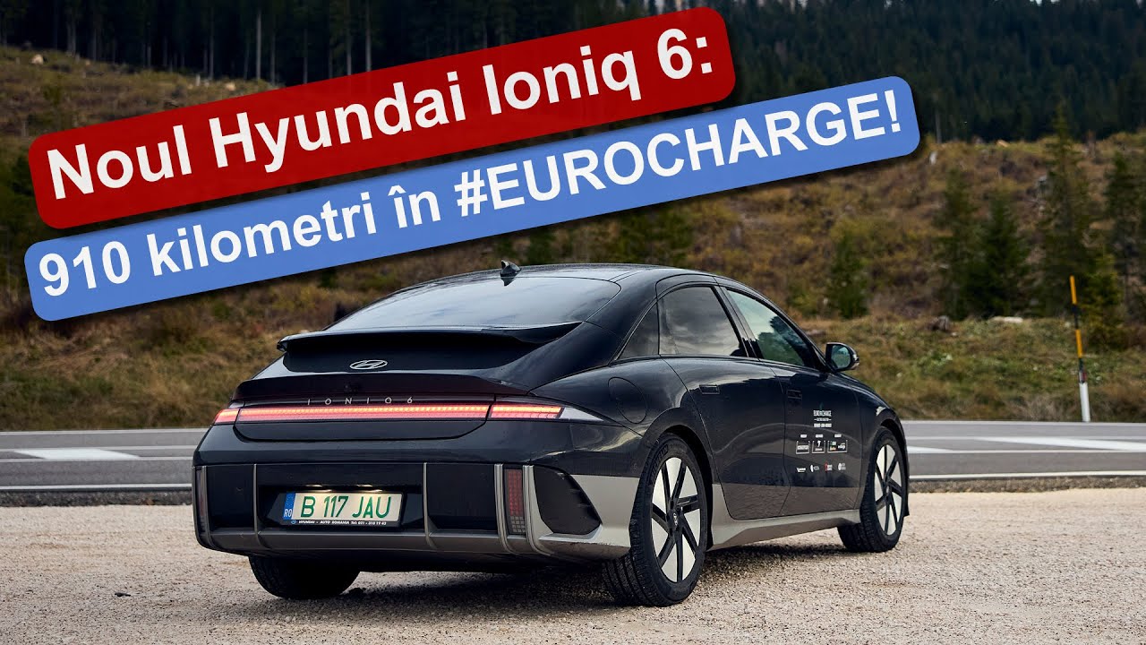 Hyundai Ioniq 6: 910 kilometri prin Ungaria, Austria și Italia - YouTube