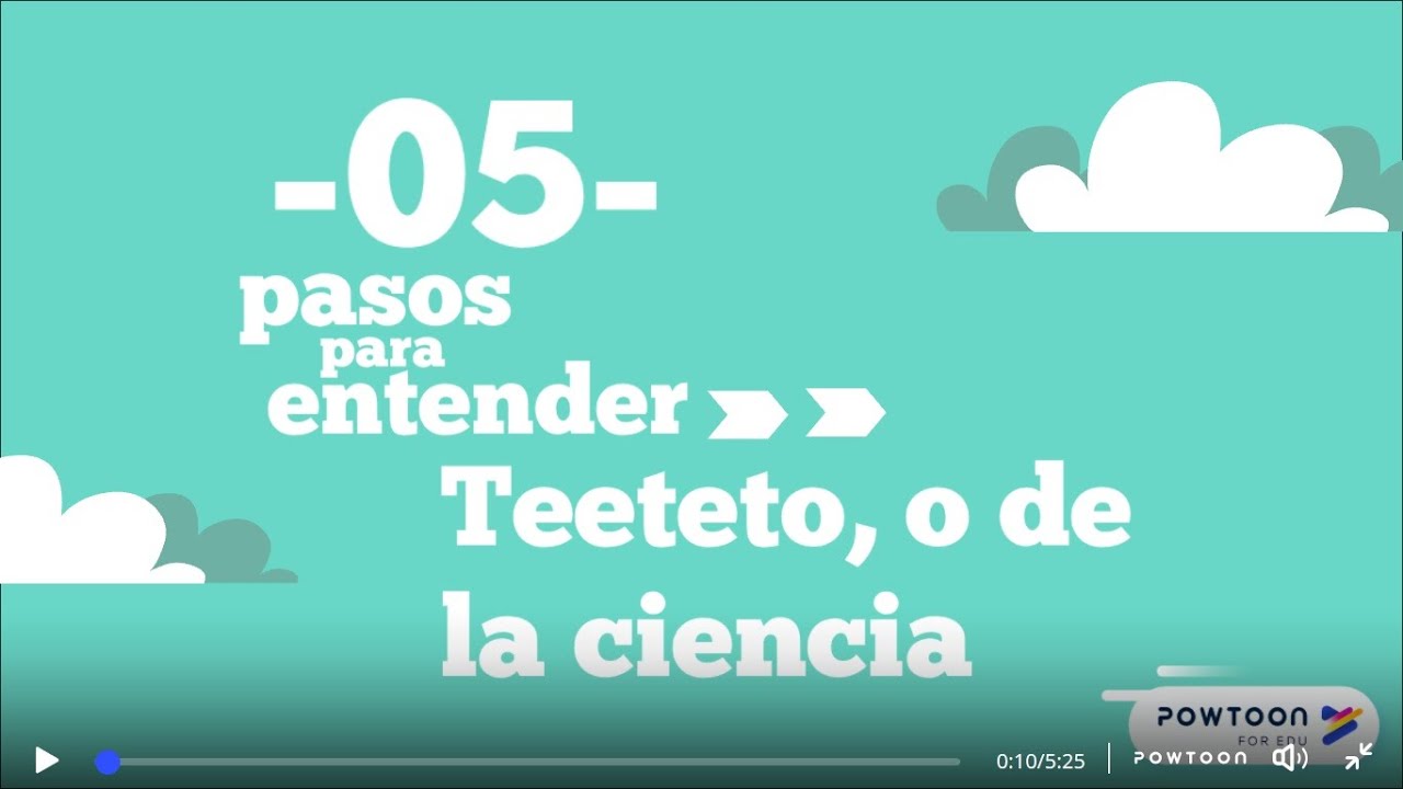 Teeteto de Platón en 5 pasos - YouTube