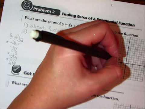 Algebra II 5 2 Polynomials Linear Factors and Zeros Part 3c - YouTube