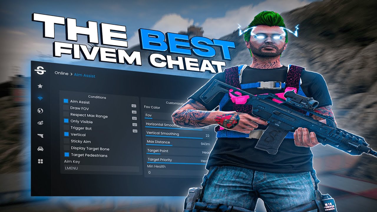 THE BEST FIVEM CHEAT (AIMBOT, TROLLING, VEHICLE SPAWNER..) - YouTube
