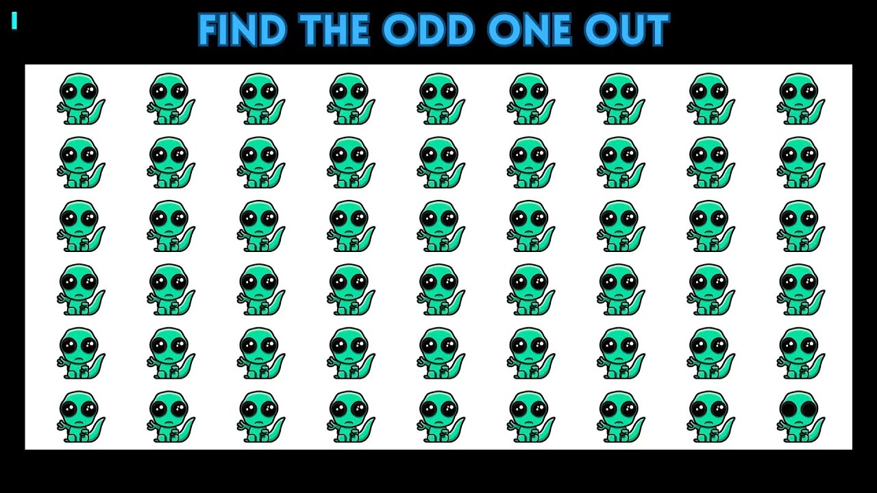 Find the odd one out - Can you find them all? - YouTube