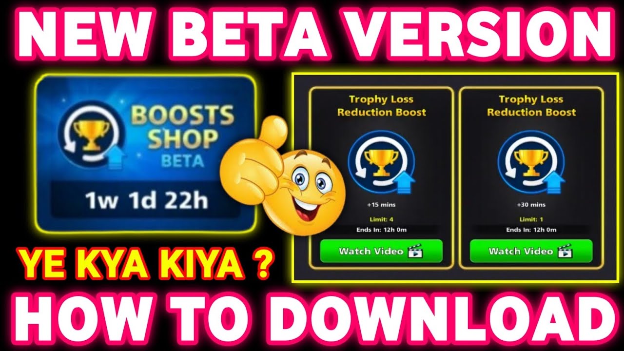 8 BALL POOL - NEW BETA VERSION UPDATE 😍 HOW TO DOWNLOAD BETA VERSION ? || - ANKIT XD - YouTube