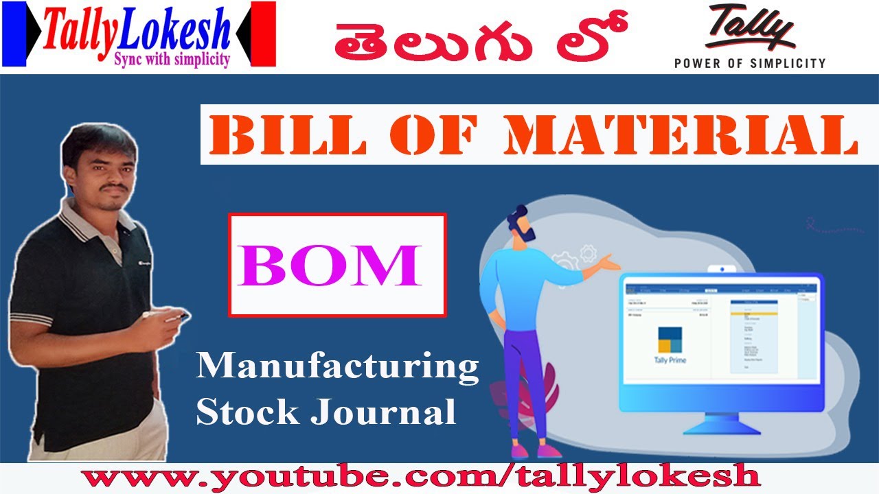 Bill of Material in Tally Prime | BOM |Manufacturing Process ...