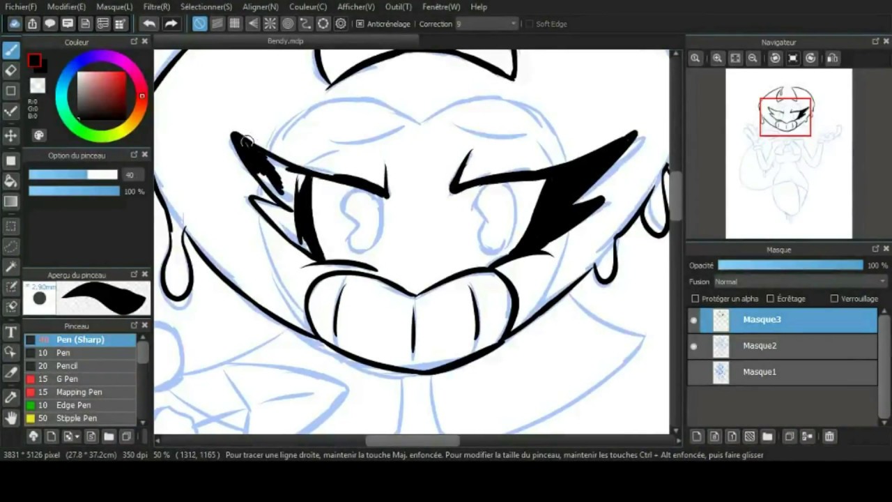 [Speedpaint] Bendy and the ink machine. Female Bendy - YouTube