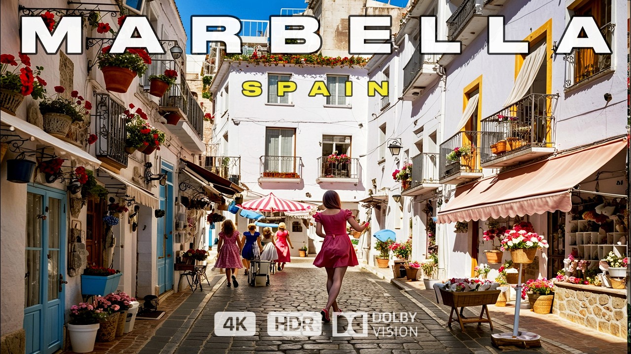 Marbella Spain 🇪🇸 Walking Tour 4K | Beaches, History & Iconic Sights ...