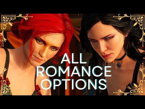 All Romance Options In THE WITCHER 3 - YouTube