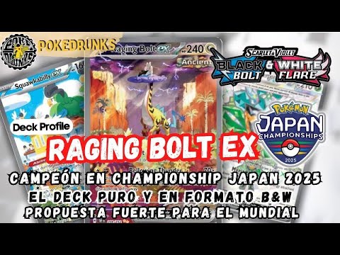 Pokemon TCG Black and White Raging Bolt Puro Deck Profile | Campeón en ...