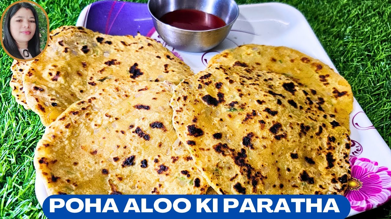Poha Aloo Paratha Recipe - Easy Indian Breakfast (2024) - YouTube