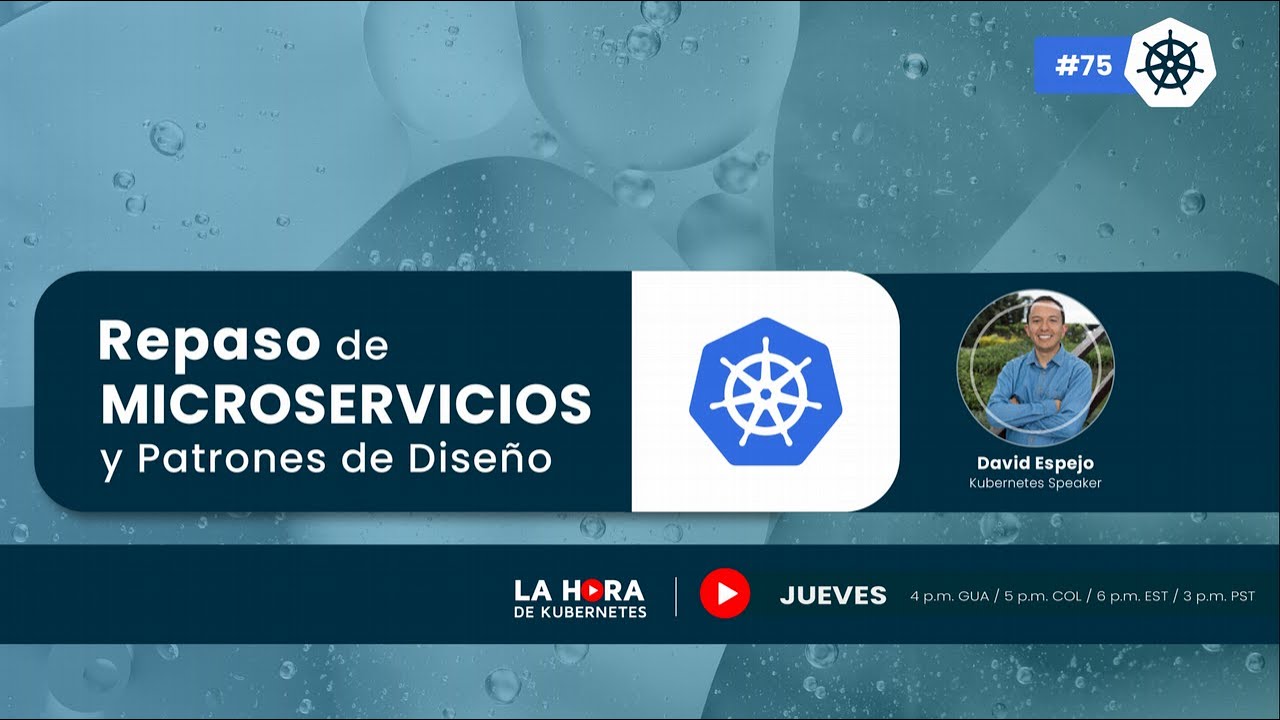 #75 Microservicios y Patrones de Diseño | David Espejo - YouTube