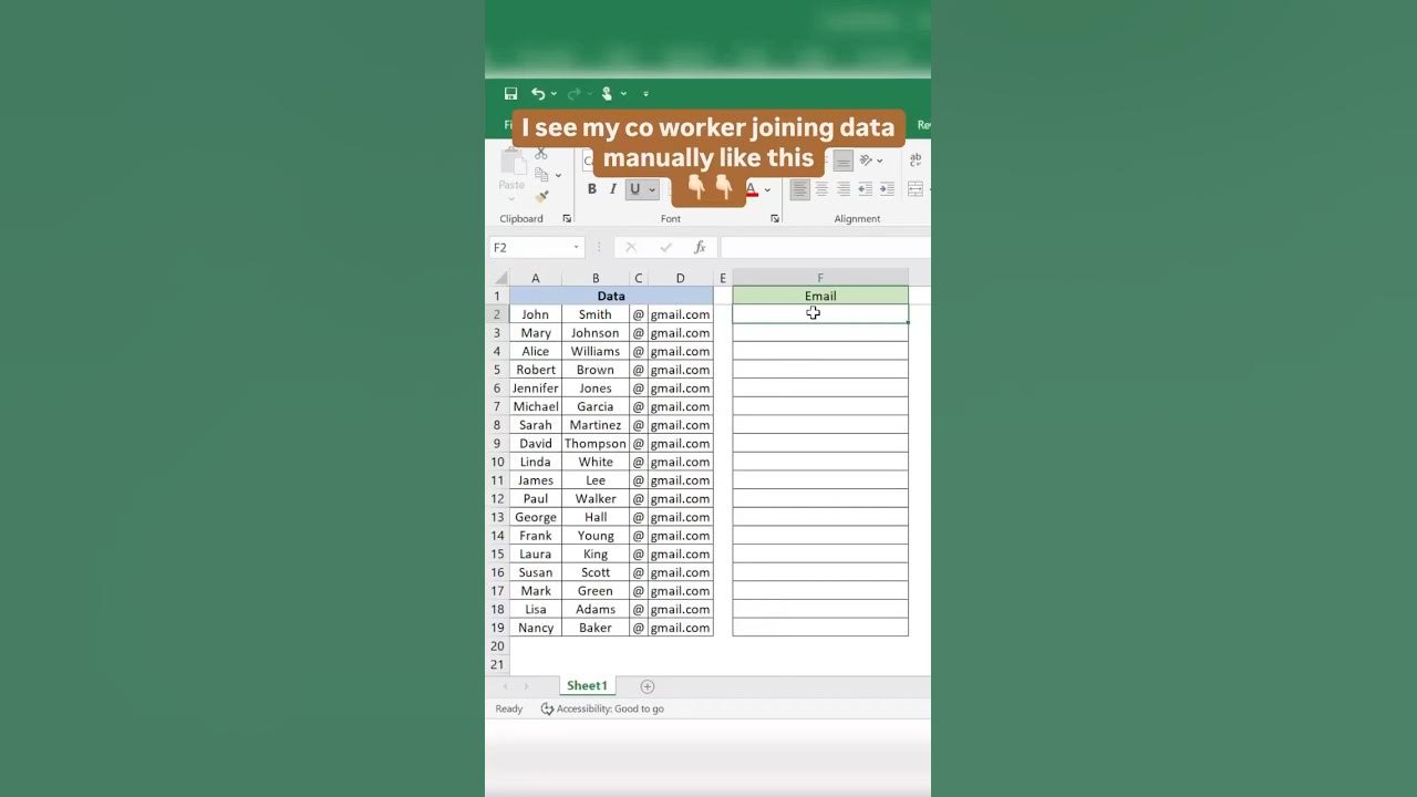 ‼️ How to use Concatenate Function in excel ‼️ - YouTube