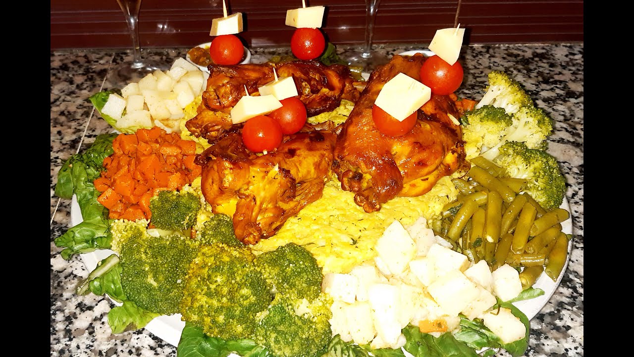 تحضير سلطة لذيذة بتقديم مميزمع الكوكلي محمر اكتر من رائع kokli mhamer ...