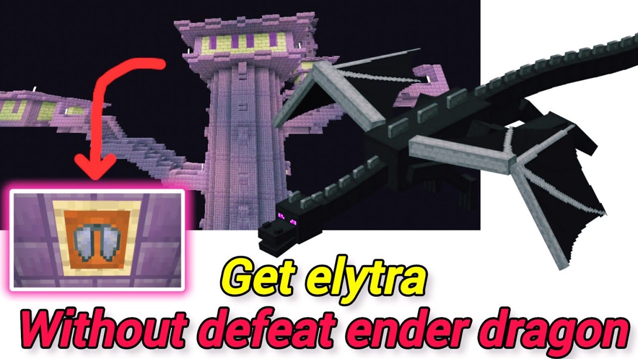 How to get elytra without defeat Ender Dragon🐉 - YouTube