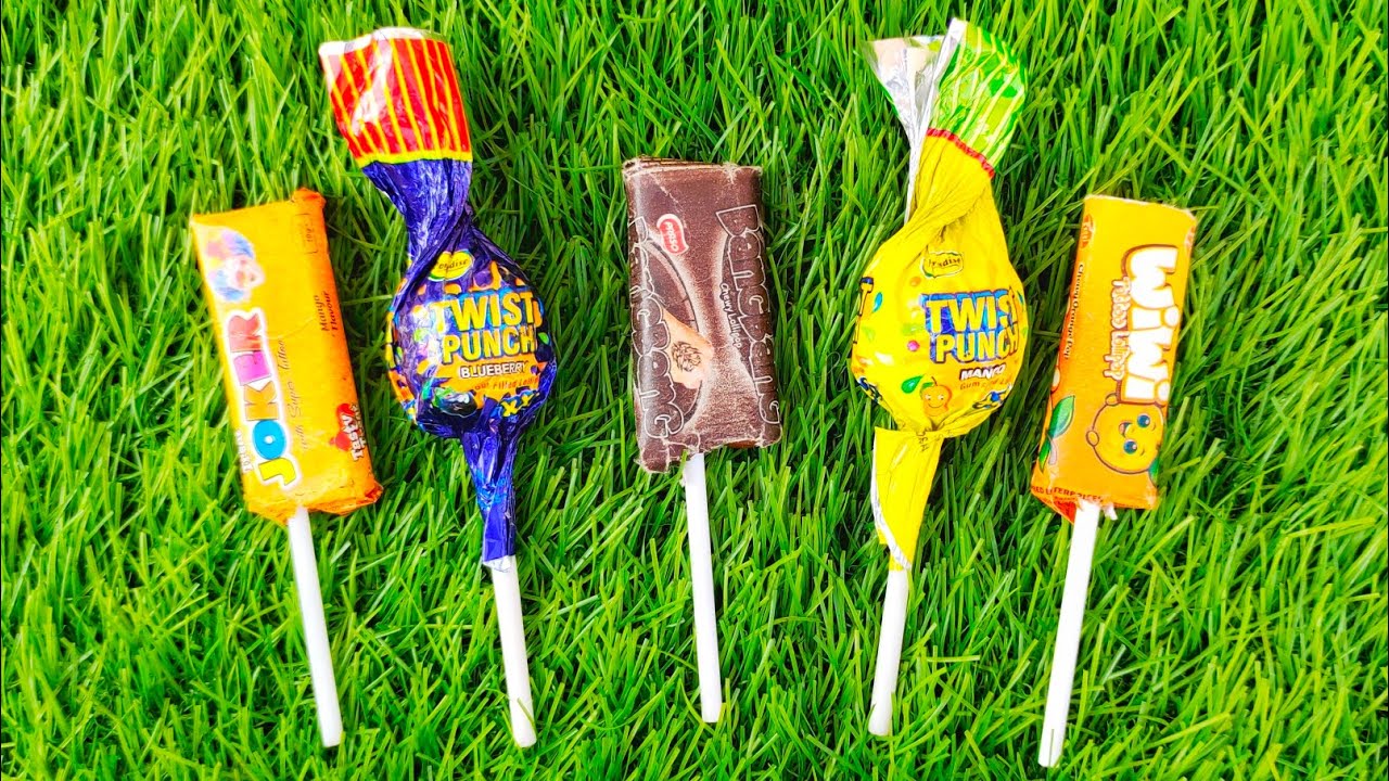 🍭Learn Colors with lollipops and Sweets | Lollipops Unpacking | ASMR ...