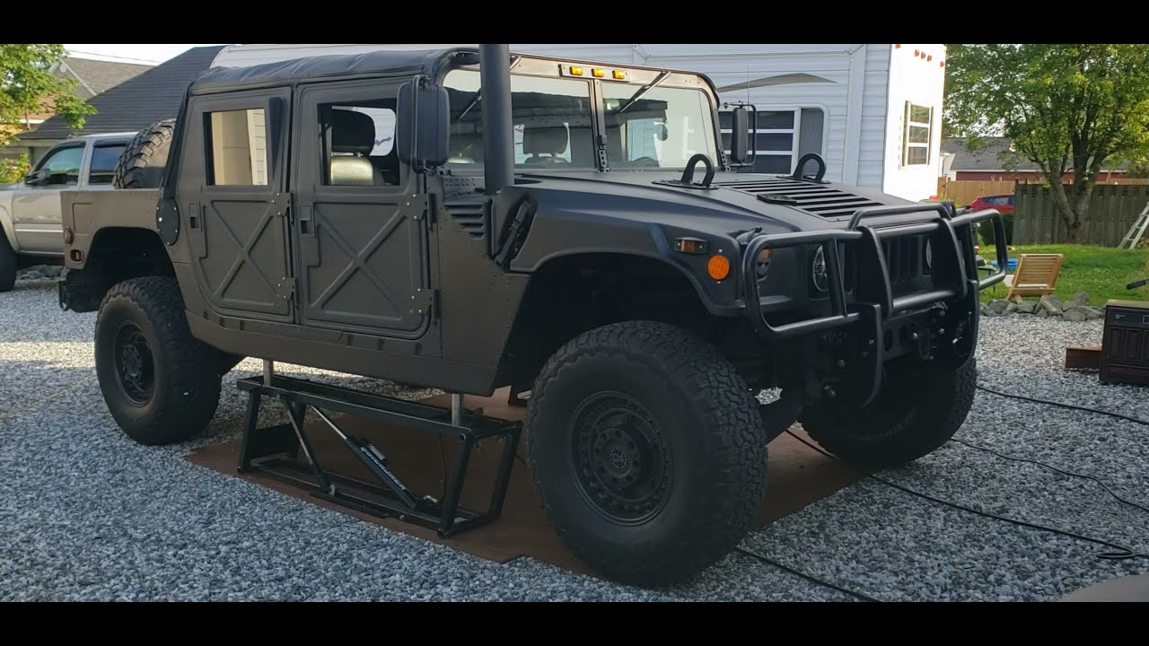 QUICK JACK BL-7000EXT VS H1 HUMMER - YouTube