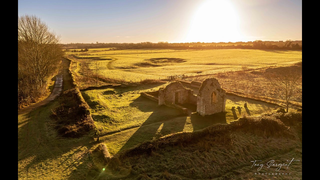 St Peter's Church ruins Stanton Low Milton Keynes - YouTube