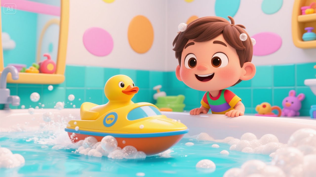 Splish Splash – The Magic Bath Song | Popular Nursery Rhyme ...