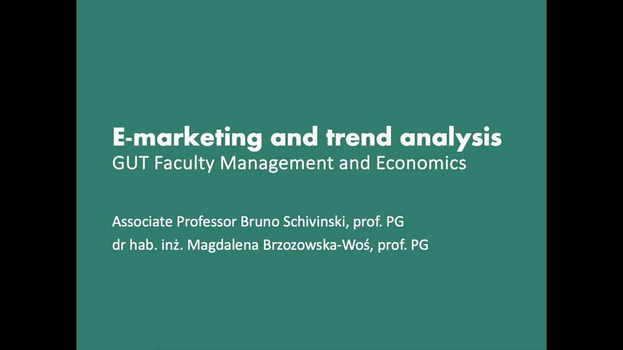 e-Marketing and Trend Analysis - Lecture 7 - Micro and Macro ...