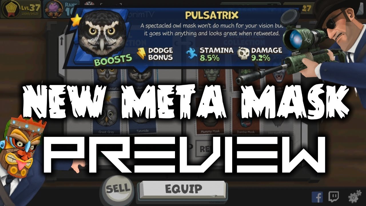 NEW META MASK! Pulsatrix Mask Preview Snipers vs Thieves Android - YouTube