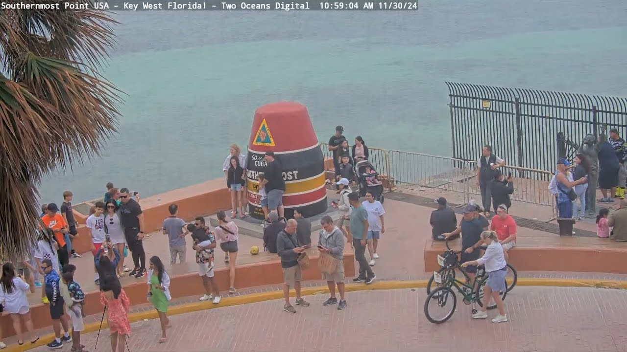 Key West Southernmost Point Live Cam - YouTube