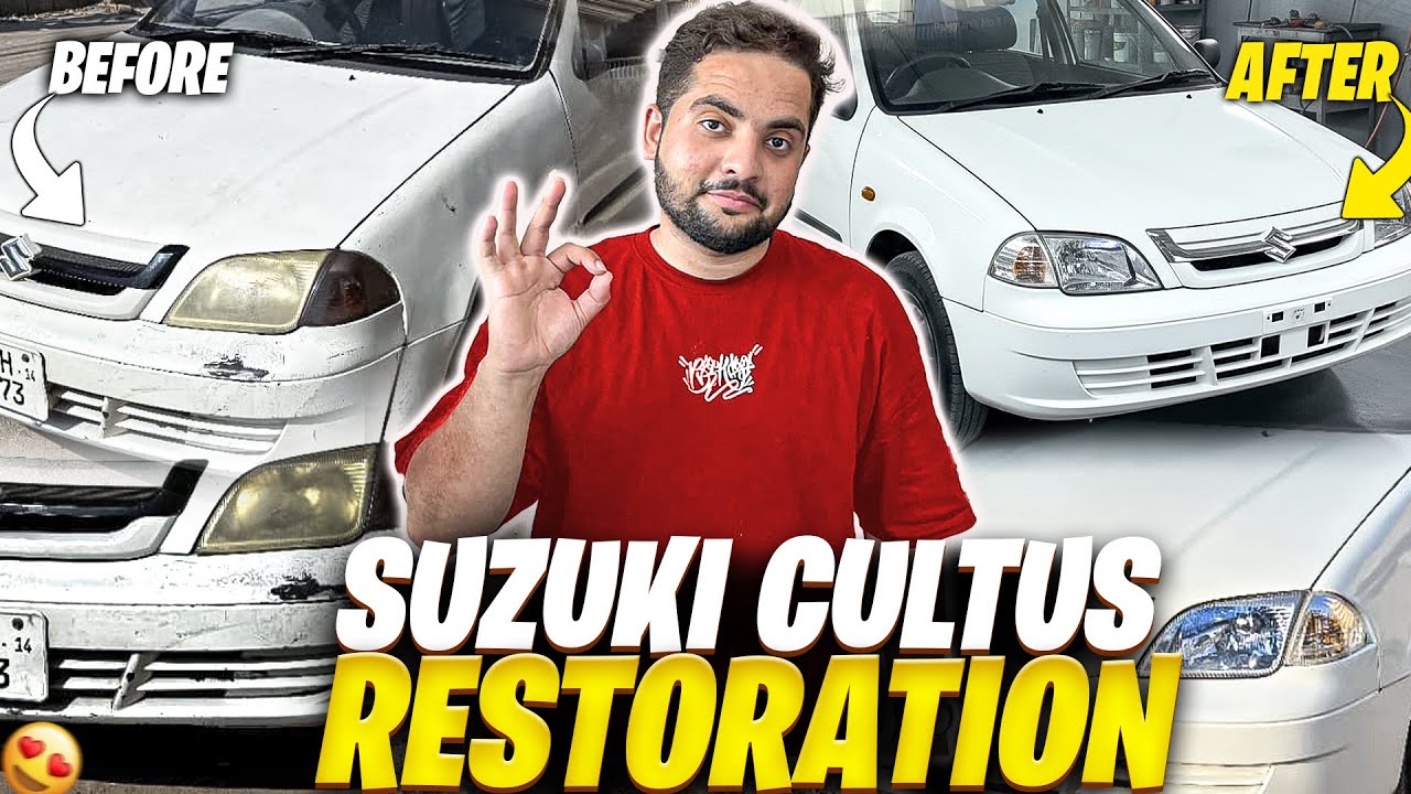 Full Suzuki Cultus Restoration | From Old to Brand New Look 🔥 - YouTube