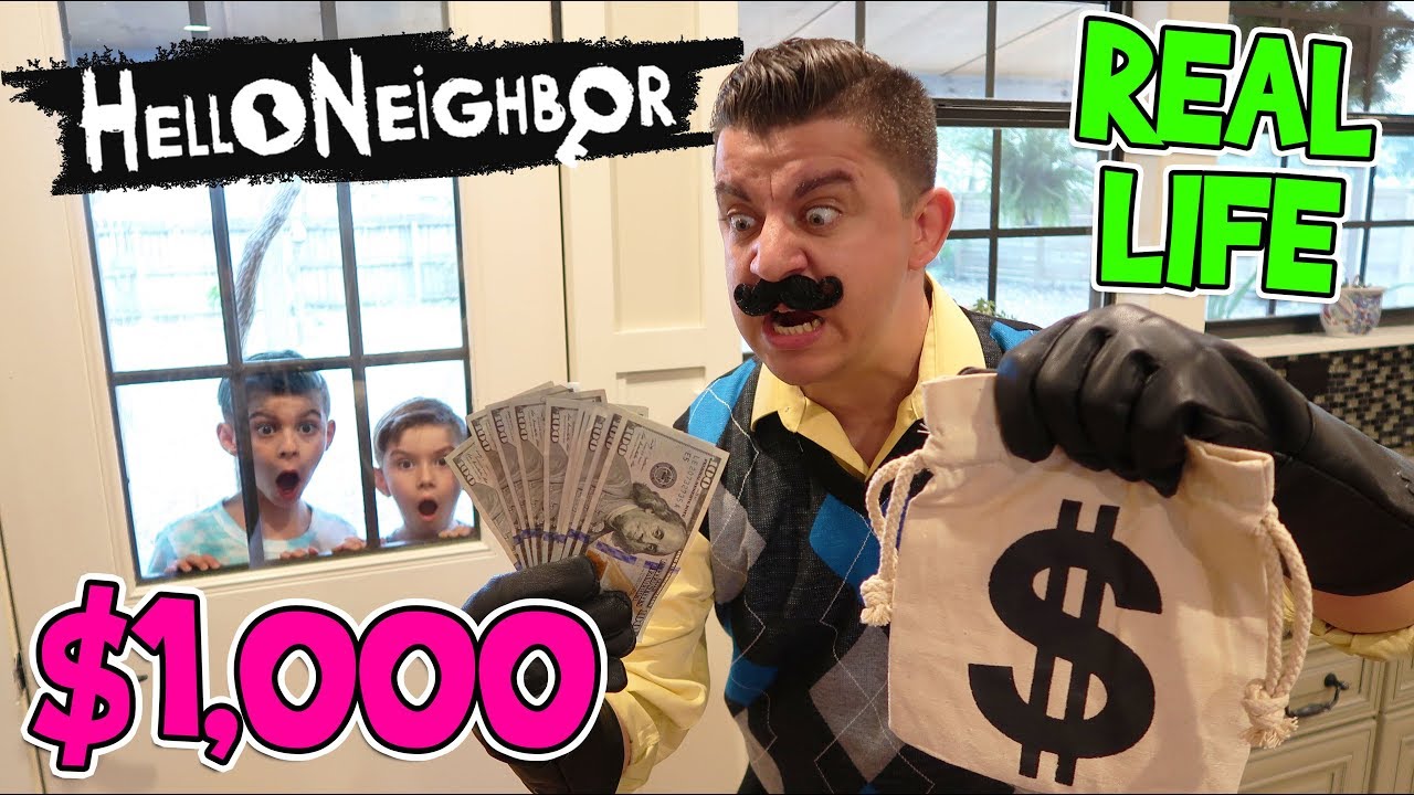 Last To Leave Hello Neighbor’s House Wins $1,000 (FUNhouse Family ...