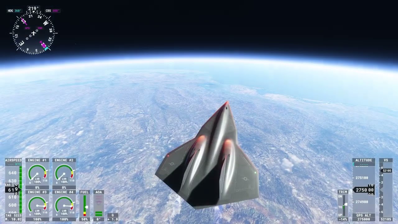 Experimental Darkstar, My First Flight [SR72] - (Microsoft Flight ...