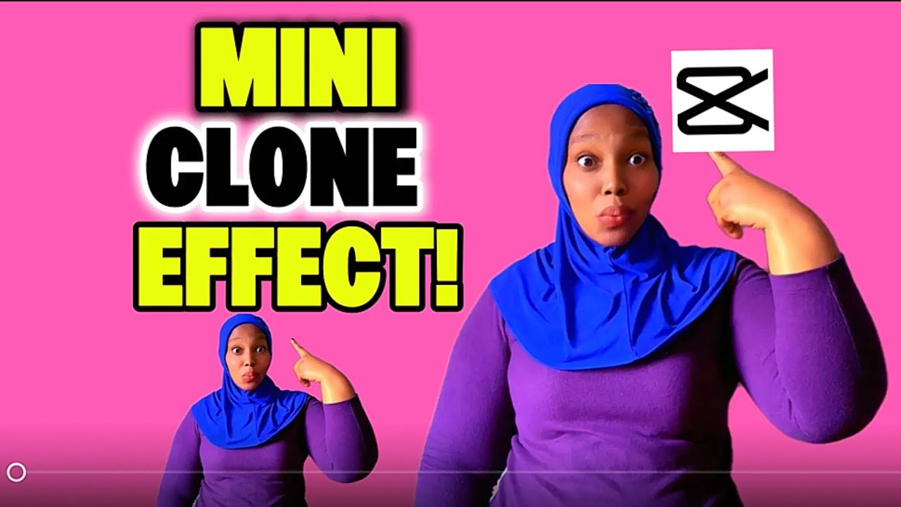 How to make a mini clone Effect in CapCut/ Step-by- step Editing ...