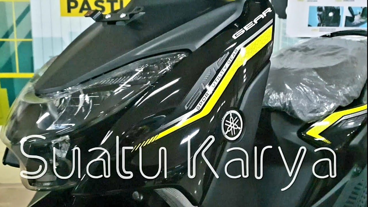 GeAR 125 Standart Warna Hitam | Garang Namun Sporty - YouTube