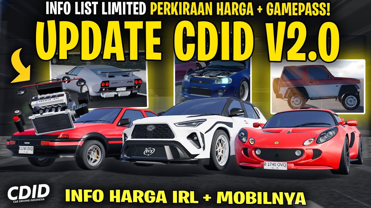 REVIEW PERKIRAAN LIST MOBIL LIMITED CDID UPDATE V2.0 ! CEK HARGA ...