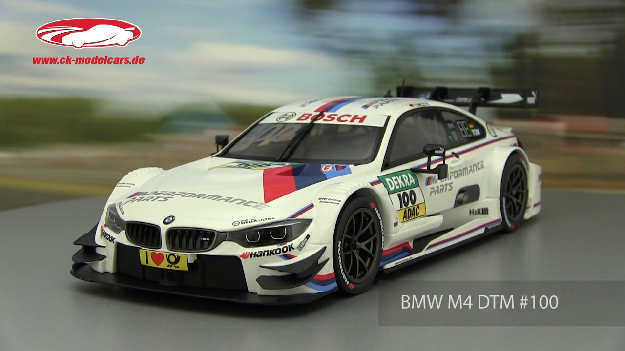 ck-modelcars-video: Martin Tomczyk BMW M4 DTM #100 DTM 2016 BMW Team ...