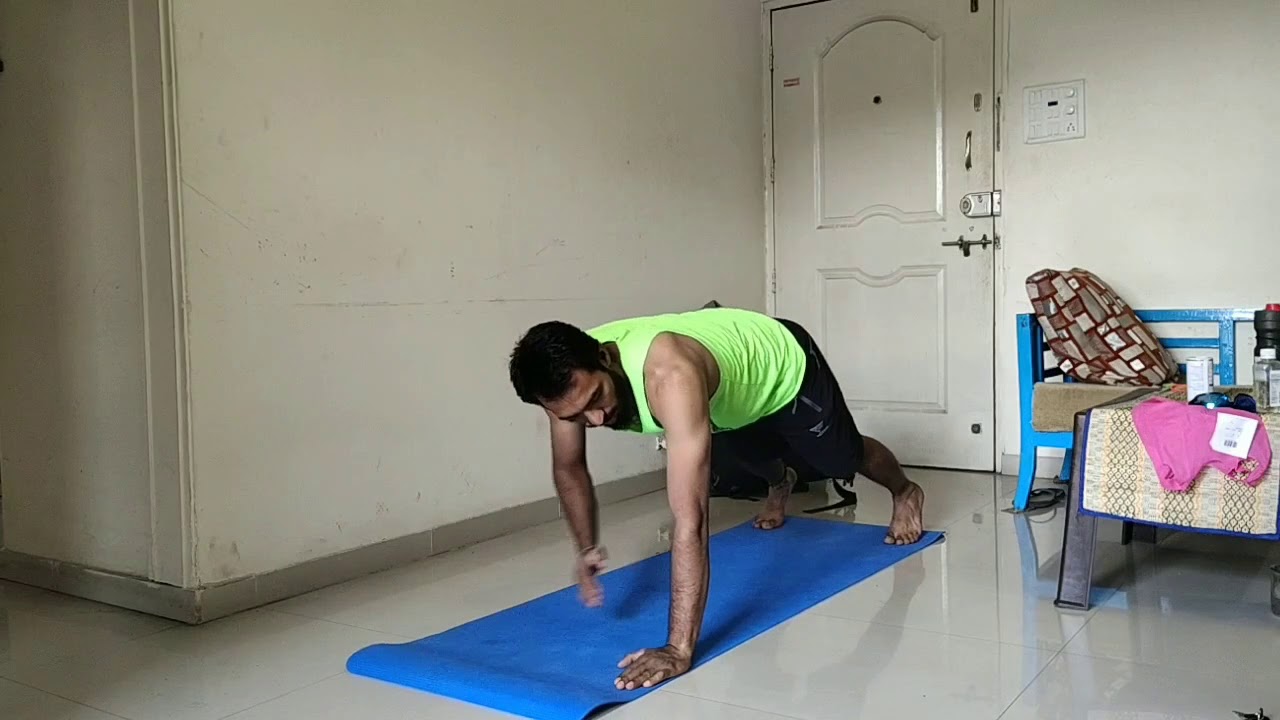 High Plank Internal Spine Rotation - YouTube