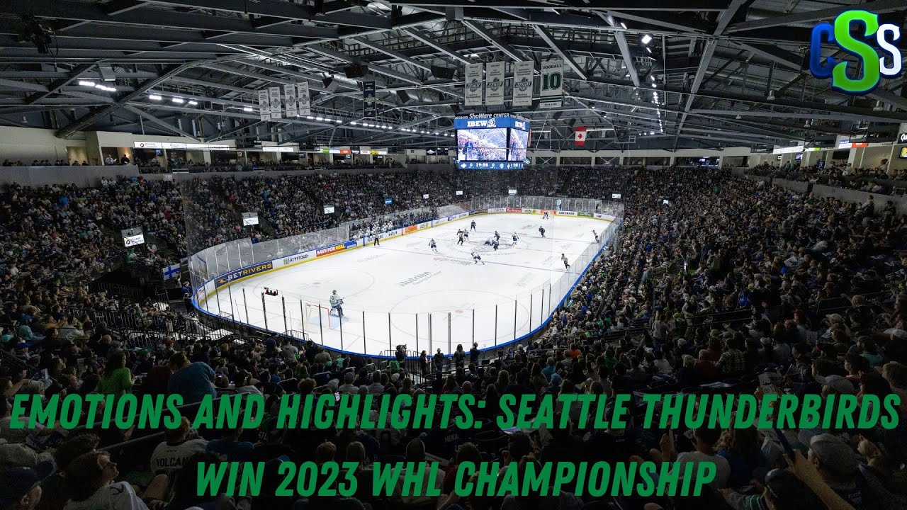 Seattle Thunderbirds win WHL Championship: experience the emotion - YouTube