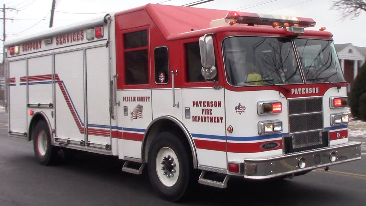 Paterson Fire Department Cascade Unit Responding 2-10-18 - YouTube