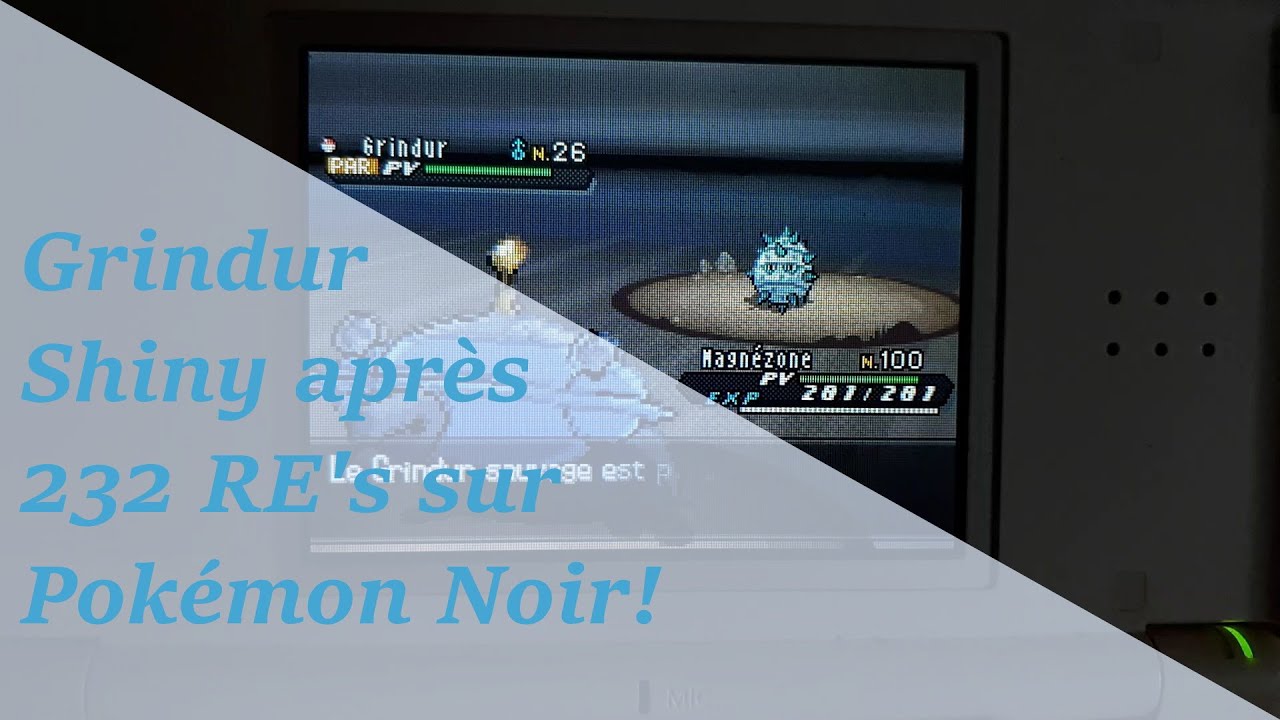 [LIVE][ISHC#32] Grindur/Ferroseed#2 Shiny après 232 RE's sur Pokémon ...