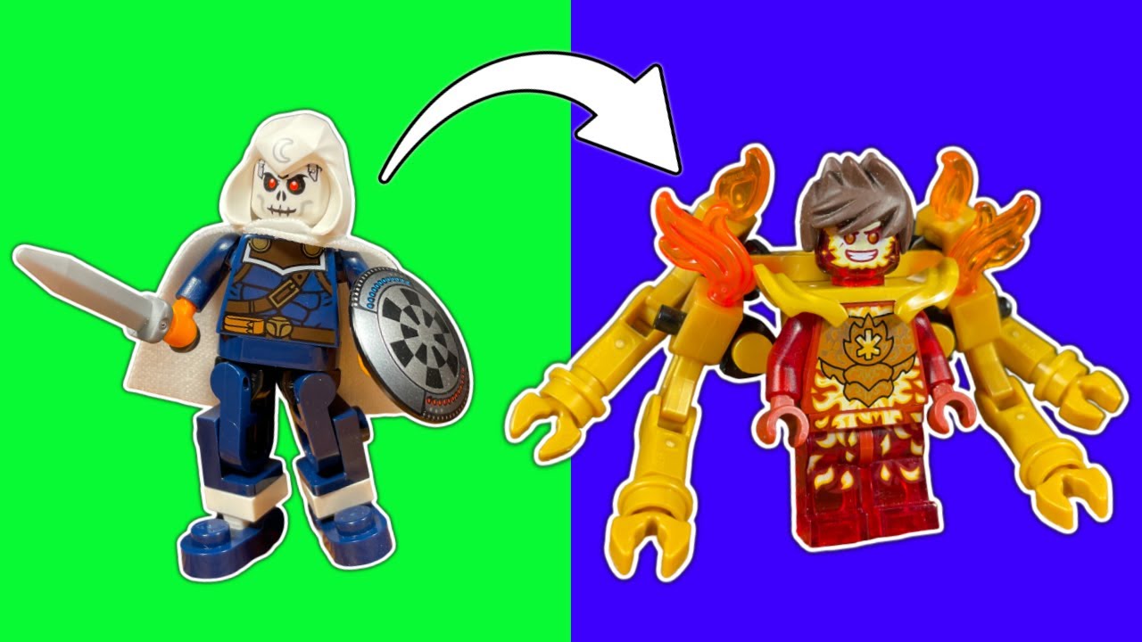 I Made Lego Minifigures With Upgraded Arms And Legs 3 - YouTube
