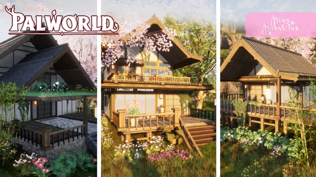5 Simple, Small Cozy Houses - Speed Build | Palworld - YouTube